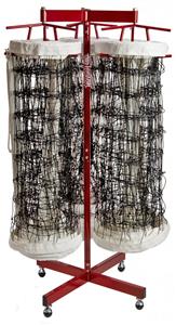 Tandem Sport Volleyball Triple Net Storage Rack - Volleyball Equipment ...