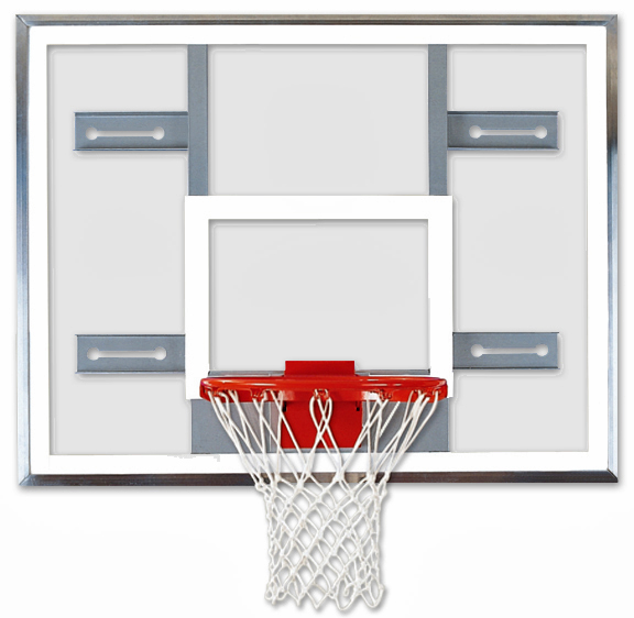 Bison 42" Glass Conversion Basketball Backboard - Basketball Equipment ...
