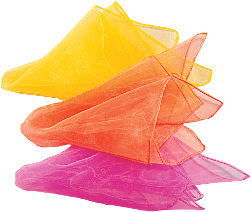 Martin Sports Juggling Scarves (Set of 3) - Playground Equipment and Gear