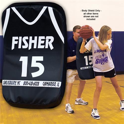 Fisher Basketball BB150 Curved Body Shields - Basketball Equipment and Gear