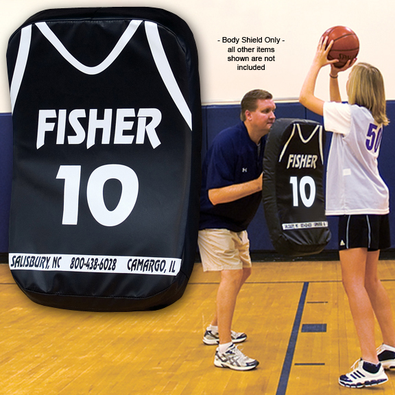Fisher Basketball BB100 Curved Body Shields - Basketball Equipment and Gear