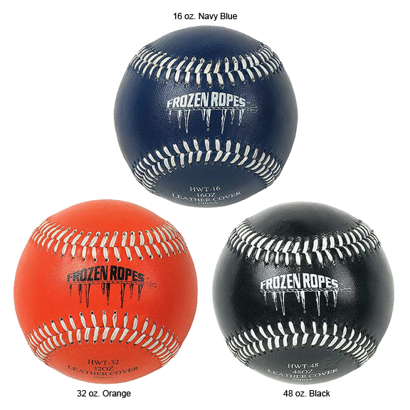 9" Heavy Weighted Baseball Set HWTSET - Baseball Equipment & Gear