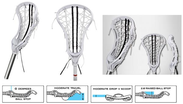 Debeer Womens Lacrosse NV3 Complete Sticks - Lacrosse Equipment and Gear