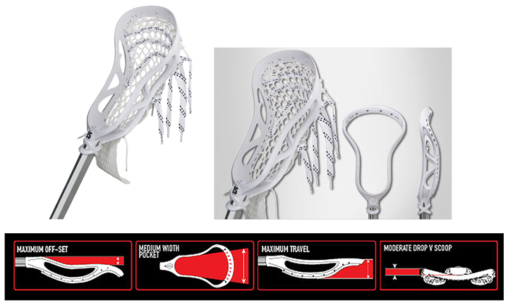 E25911 Gait Men Lacrosse Showtime Complete Sticks & Heads