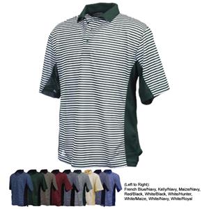 TURFER 2-Color Striped Polo Shirts - Soccer Equipment and Gear
