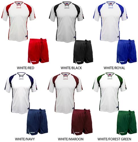 Sarson Aberdeen II Custom Soccer Uniform Kit - Soccer Equipment and Gear