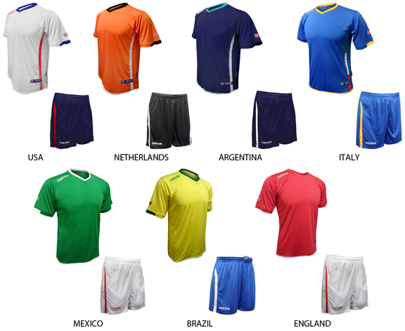 Sarson International Custom Soccer Uniform Kits - Soccer Equipment and Gear