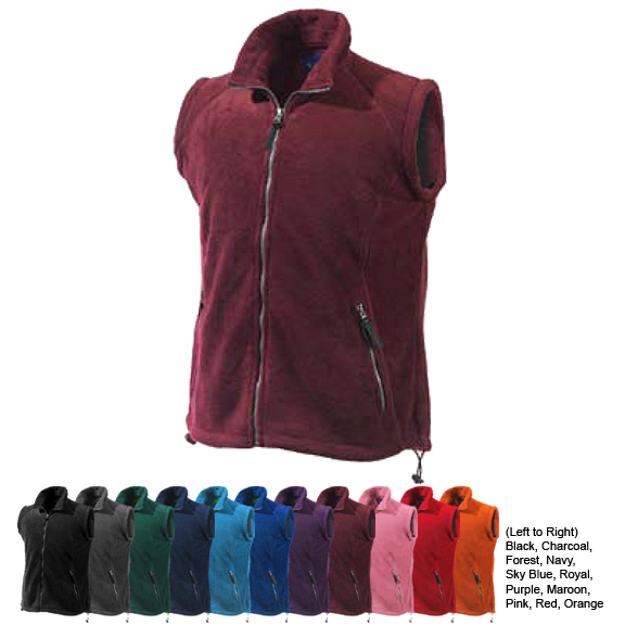 TURFER Women's Katahdin Tek Fleece Vests - Cheerleading Equipment and Gear