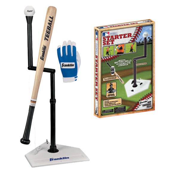 E26605 Franklin Sports MLB Complete Teeball Starter Set
