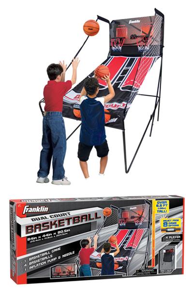 Arcade Dual Court Basketball w/Electronic Scoring - Basketball ...