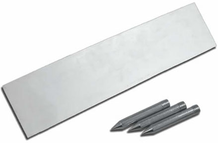 Movable 18" or 24" Pitcher's Plate with Spikes - Baseball Equipment & Gear