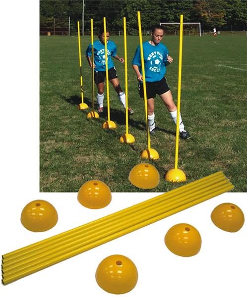 Jaypro Soccer Universal Coaching Sticks - Soccer Equipment and Gear