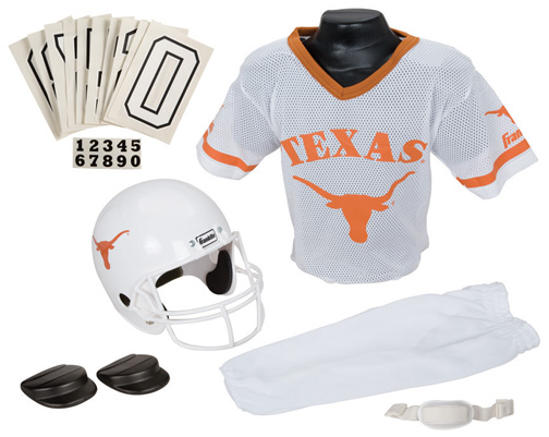 Collegiate Youth Football Team Uniform Set TEXAS - Fan Gear
