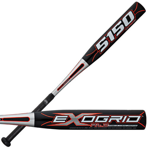 E27129 Rawlings 5150 EXOGRID Youth Baseball Bat (-10)