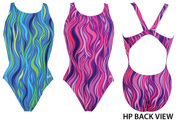 Dolfin Swimwear Winners Swimsuit with HP Back - Swimming Equipment and Gear