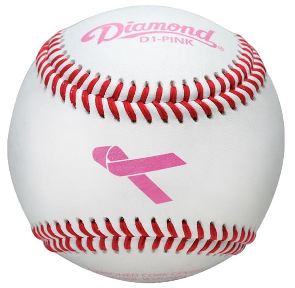 Diamond D1-PINK Special Events Baseballs (DZ) - Baseball Equipment & Gear