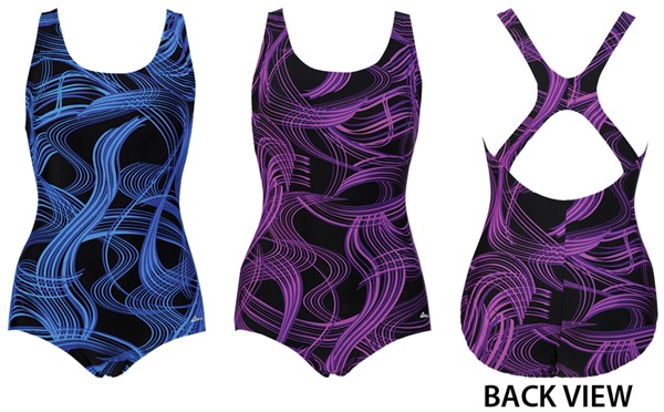 Ocean Aquashape Traditional Lap Swimsuit Prints - Swimming Equipment ...