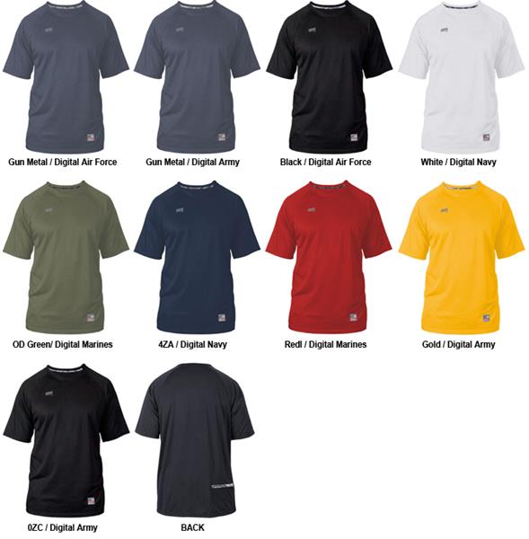 Soffe XT46 Digital Camo ID Tee Shirt - Football Equipment and Gear