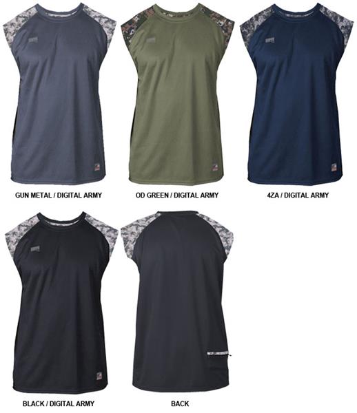 Soffe XT46 Digital Camo Muscle Shirt - Football Equipment and Gear