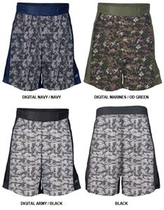 Soffe XT46 Digital Camo MMA Training Shorts - Soccer Equipment and Gear
