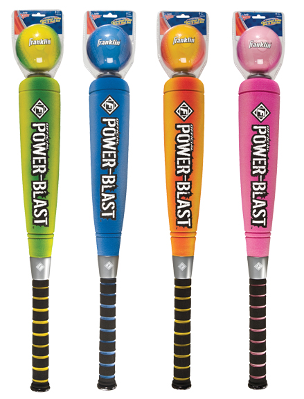 FUTURE CHAMP 24" POWER-BLAST FOAM BAT/BALL - Baseball Equipment & Gear