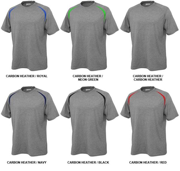 Pennant Poly Performance Carbon T-Shirts - Soccer Equipment and Gear