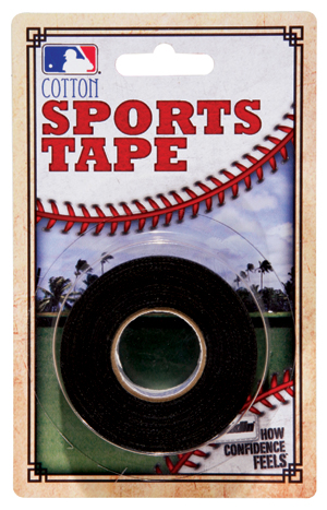 Franklin MLB Black Cotton Bat Tape Baseball - Baseball Equipment & Gear