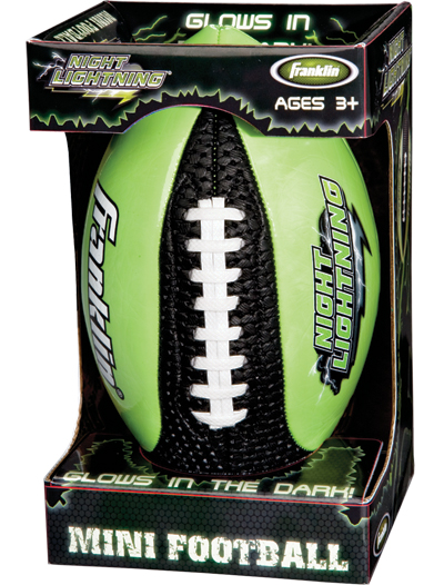 Franklin Night Lightning Glow-In-Dark Footballs - Football Equipment ...