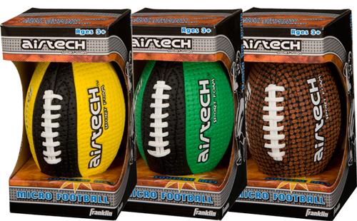 Franklin Micro Soft Foam Air Tech Footballs - Football Equipment and Gear