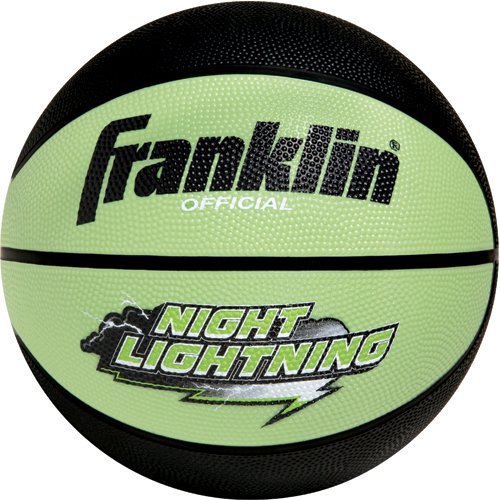 Franklin Night Lightning Glow-In-Dark Basketball - Basketball Equipment ...