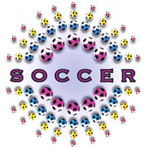Multi-Colored Soccer Ball tshirts - Soccer Equipment and Gear
