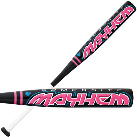 Worth FPM11 -11 Mayhem Comp Fastpitch Softball Bat - Baseball Equipment ...