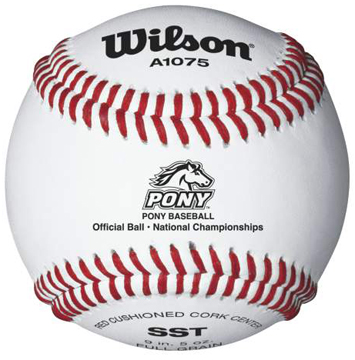 Wilson Pony Tournament Play Youth League Baseballs - Baseball Equipment ...