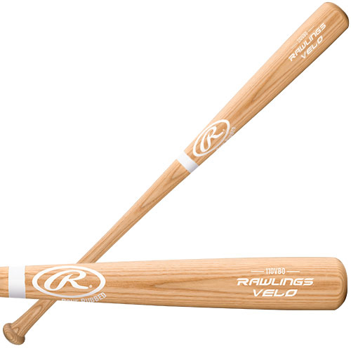 Rawlings Bone Rubbed Velo Ash Wood Baseball Bat - Baseball Equipment & Gear