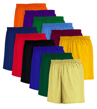 High Five Mini Mesh Athletic Fit Long Shorts - Baseball Equipment & Gear