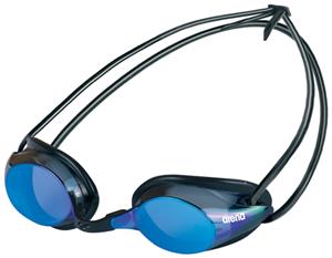 Arena Blue Pure Mirror Racing Goggles Swimwear - Closeout Sale ...