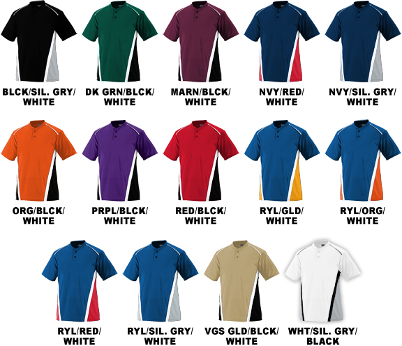 E30781 Augusta Sportswear Adult RBI Poly Mesh Baseball Jerseys