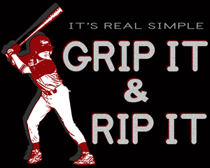 Grip It and Rip It baseball tshirts gifts - Baseball Equipment & Gear