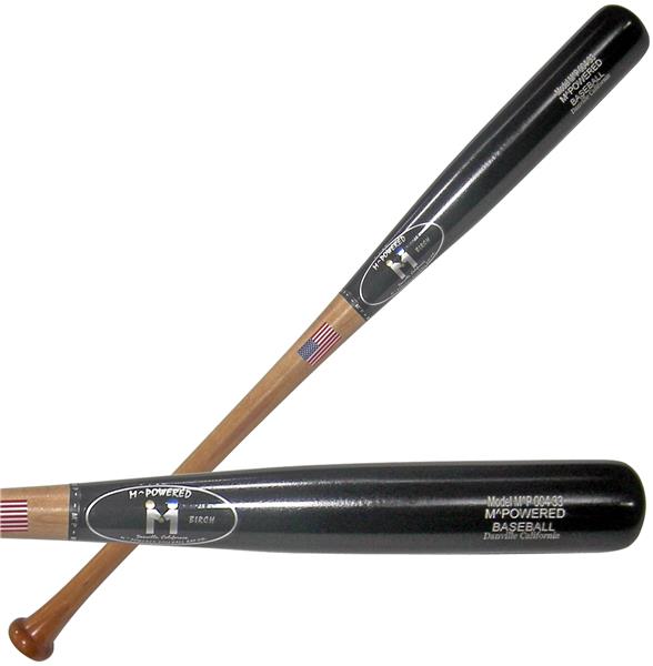 M Powered Yellow Birch Bat - Baseball Equipment & Gear