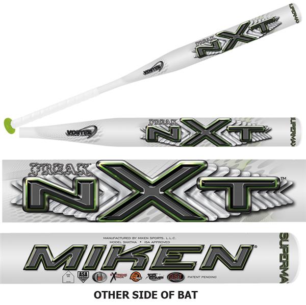 Miken NXT Freak Supermax ASA Slowpitch Bat - Baseball Equipment & Gear
