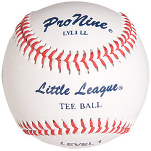 Pro Nine Tee Ball Little League Baseballs (DZ) - Baseball Equipment & Gear