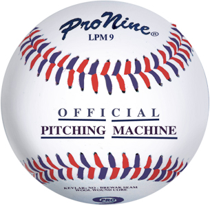 Pro Nine 9" Pitching Machine Flat Seam Baseballs - Baseball Equipment ...