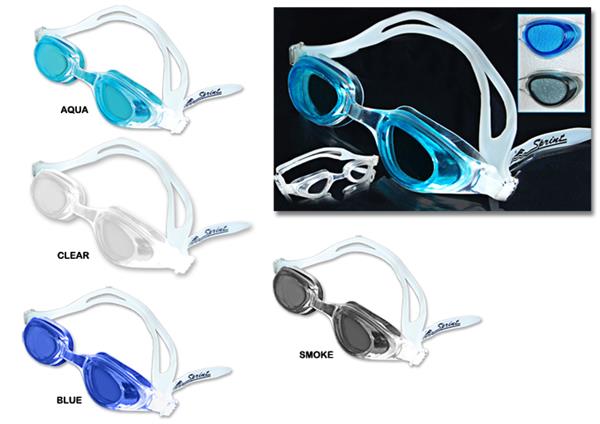 Sprint Aquatics Small Face Antifog Goggle - Swimming Equipment and Gear