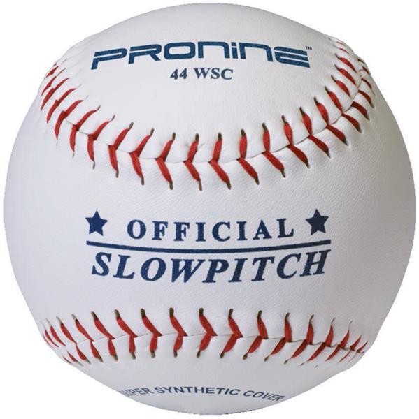 Pro Nine Official 12" Slowpitch Softball (DZ) - Baseball Equipment & Gear