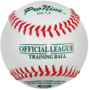 Pro Nine 7.5" White Training Ball Baseballs (DZ) - Baseball Equipment ...