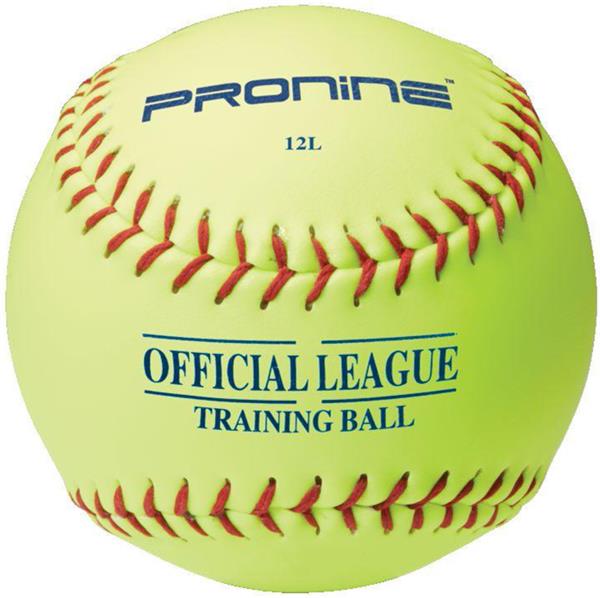 Pro Nine 12" Yellow Training Ball Softballs (DZ) - Baseball Equipment ...