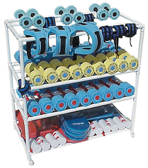 Sprint Aquatics Aerobic Equipment Rack - Swimming Equipment and Gear