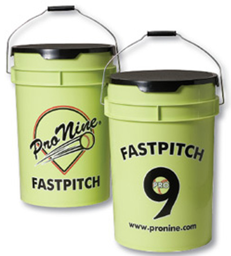 Pro Nine Fastpitch Softball Bucket - Baseball Equipment & Gear