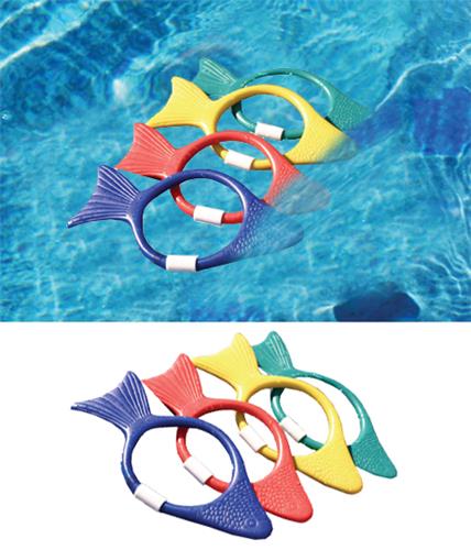Sprint Aquatics Fish Dive Rings - Set of 4 - Closeout Sale - Swimming ...