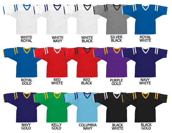Football Custom All Dazzle Cloth Jersey 3 Color Trims - Football ...